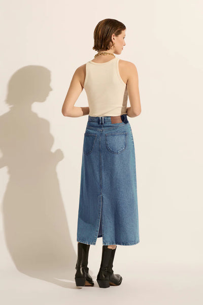 Shop Outland Denim - Ruby Maxi Skirt - Heritage | Found Store NZ | Found NZ
