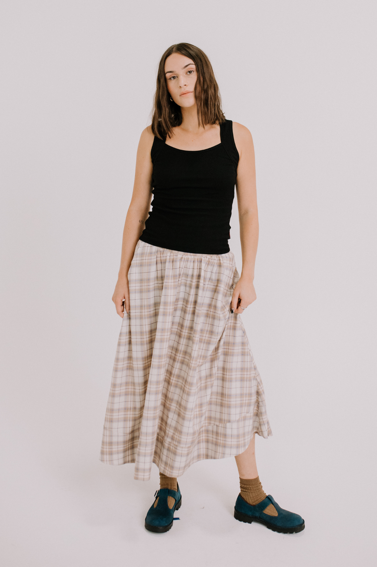 Shop NZ Made Annie - Blake Skirt - Plaid Online | Found Store | Found Store