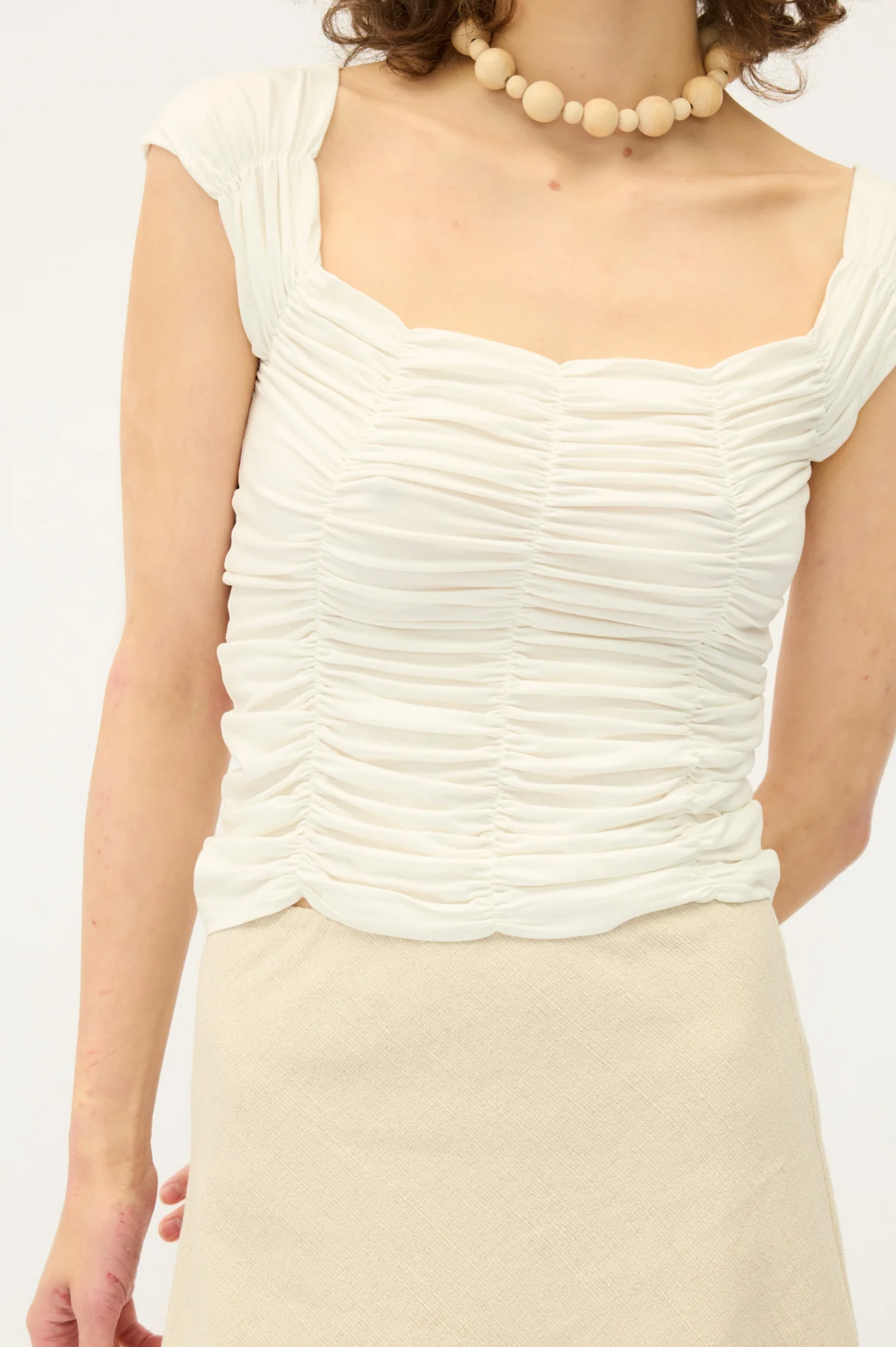 Shop Dominique Healy - Jolene Tee - White Online | Found Store NZ ...