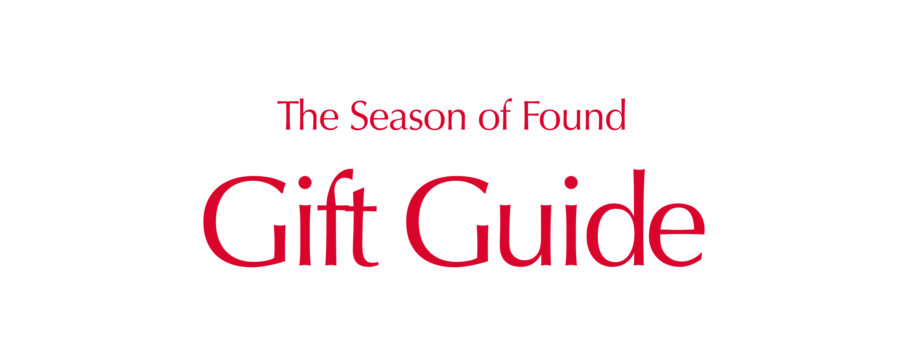 2025 Gift Guide | Found Store