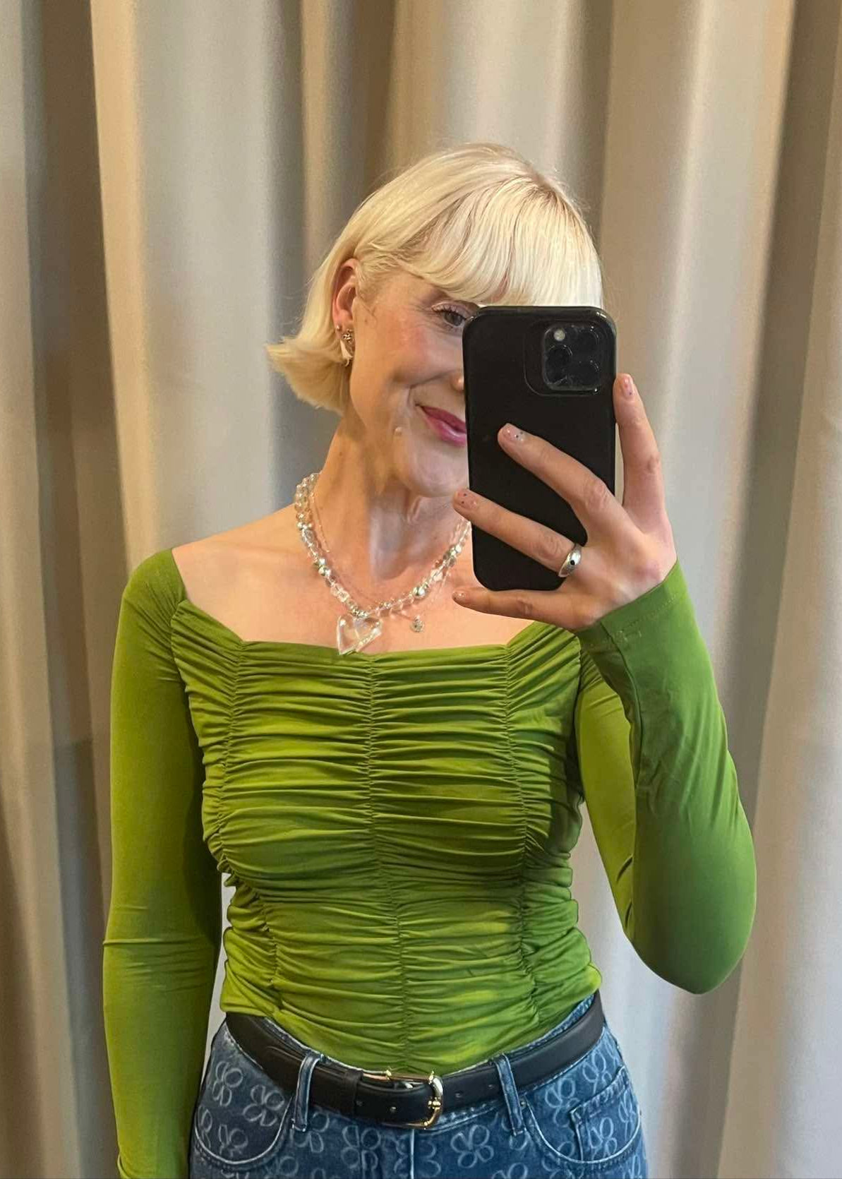 Shop Dominique Healy - Jolene Longsleeve Tee - Moss | Found Store NZ ...