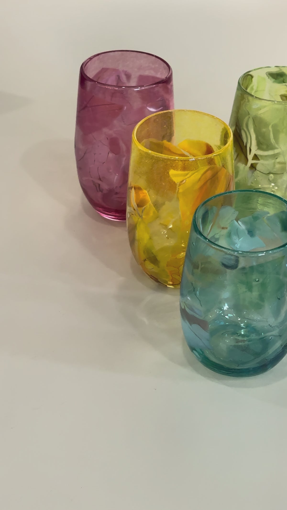 Grinter Glass Shard Tumbler - Blue | Found Store